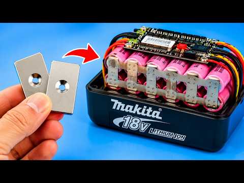 🔋Bir Daha Asla Matkap Pilleri Almayın! Havşa Başlı Mıknatıs Kullanın ve Ne Olduğunu Görün!😱