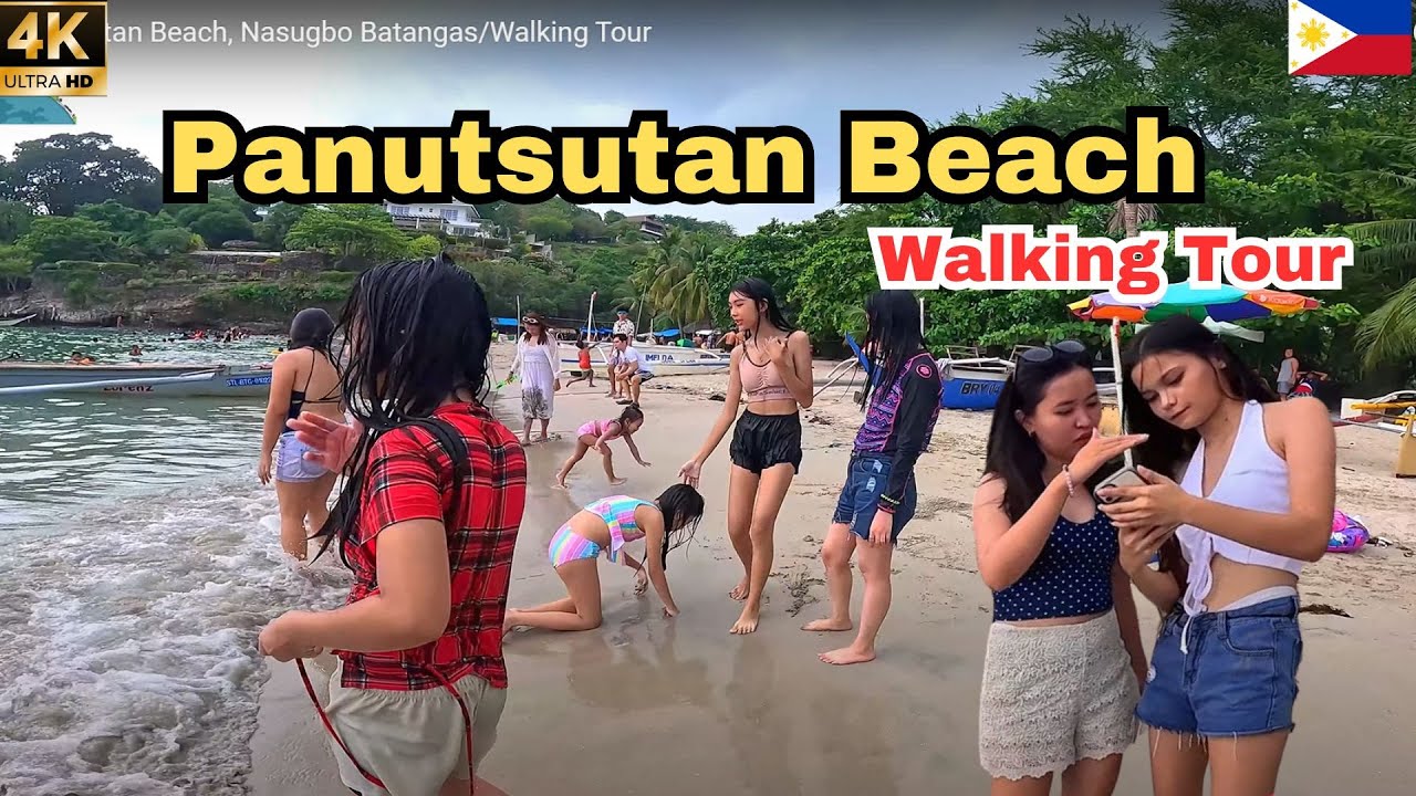[4K] Panutsutan Beach, Nasugbo Batangas/Walking Tour - YouTube