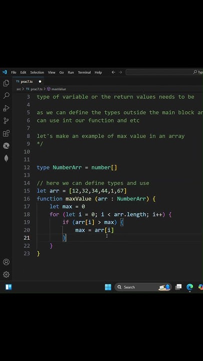 How to make types in TypeScript #coding #typescript #types #programming #tsc #tutorial #shorts ...