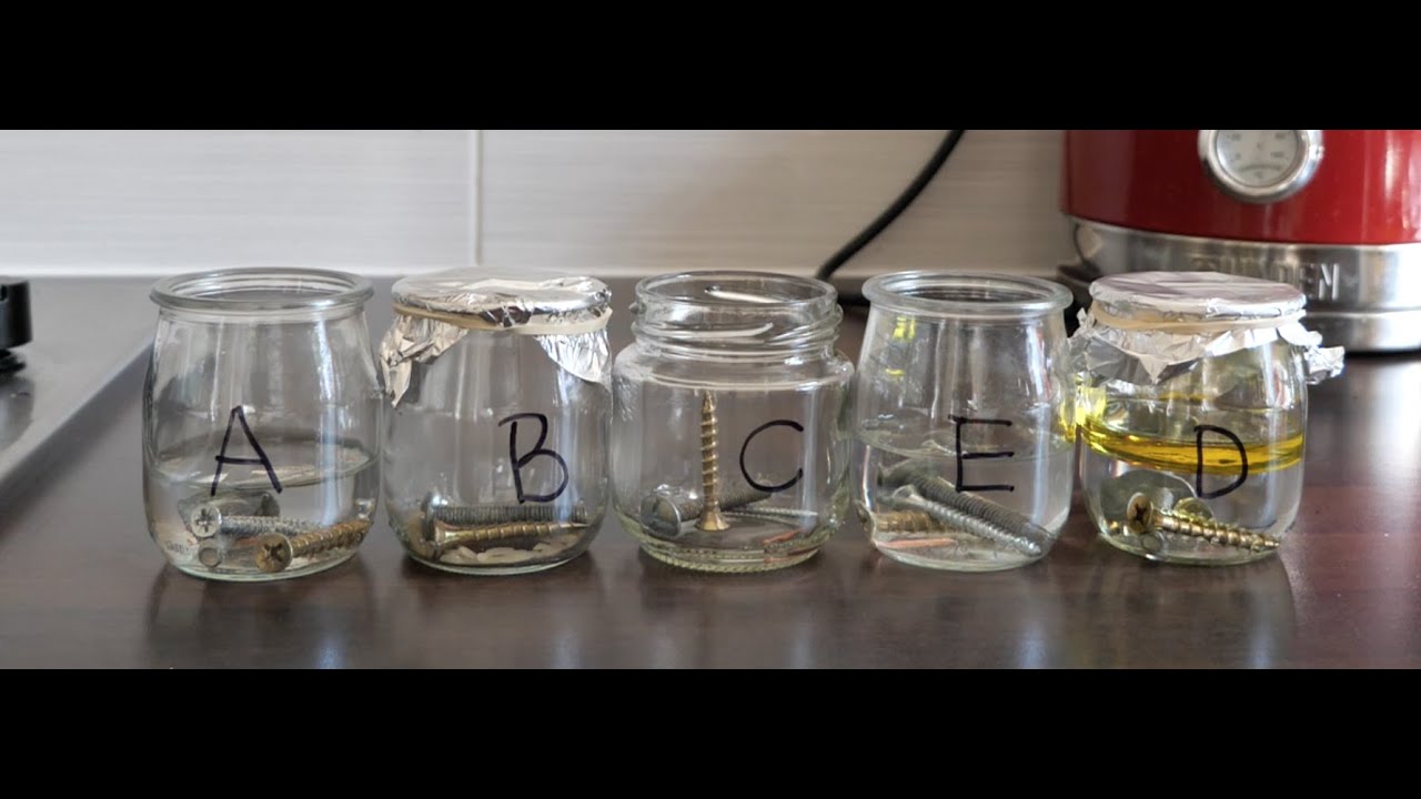 Corrosion experiment - YouTube