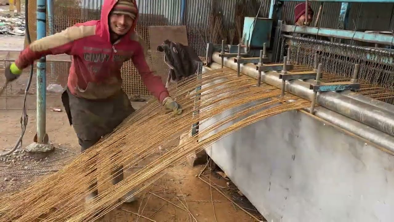 Manufacturing Process Of Steel Mash | At a Local Workshop - YouTube