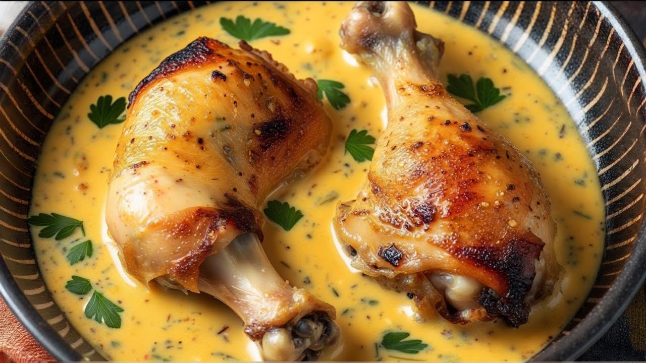 Every grandmother in France cooks chicken like this! Mustard Velouté ...