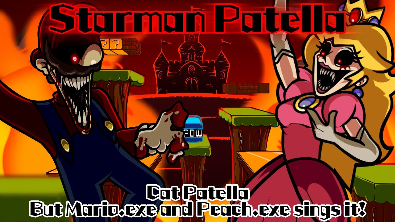 Starman Patella / Cat Patella but Mario.exe and Peach.exe sings it ...