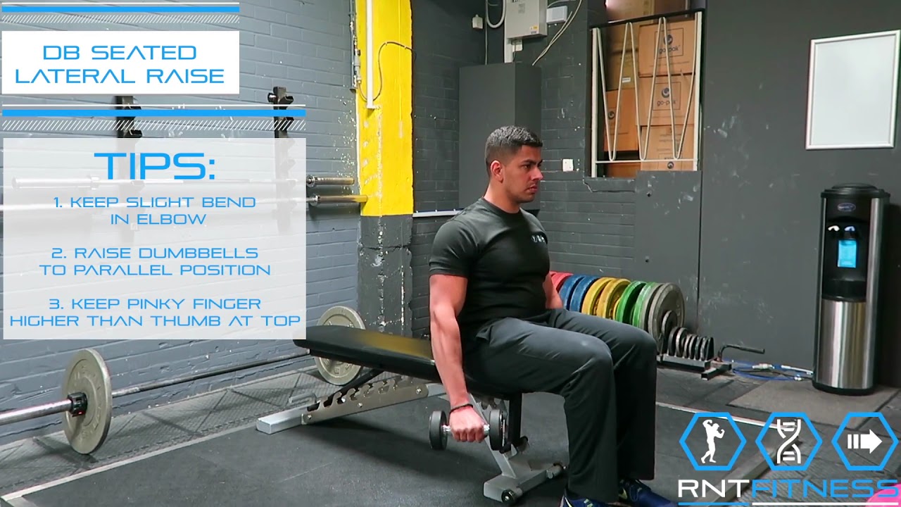 How to Maximise Your DB Seated Lateral Raise - YouTube