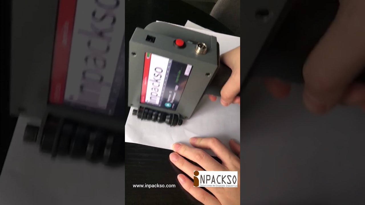 Codificador Inkjet Portátil - YouTube