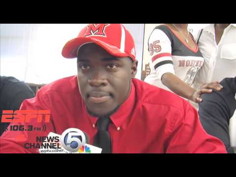 Alonzo Smith commits to Miami of Ohio - YouTube