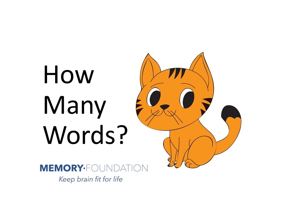 Is My Memory Normal? Try Recalling These Words! Improve my Memory Power ...