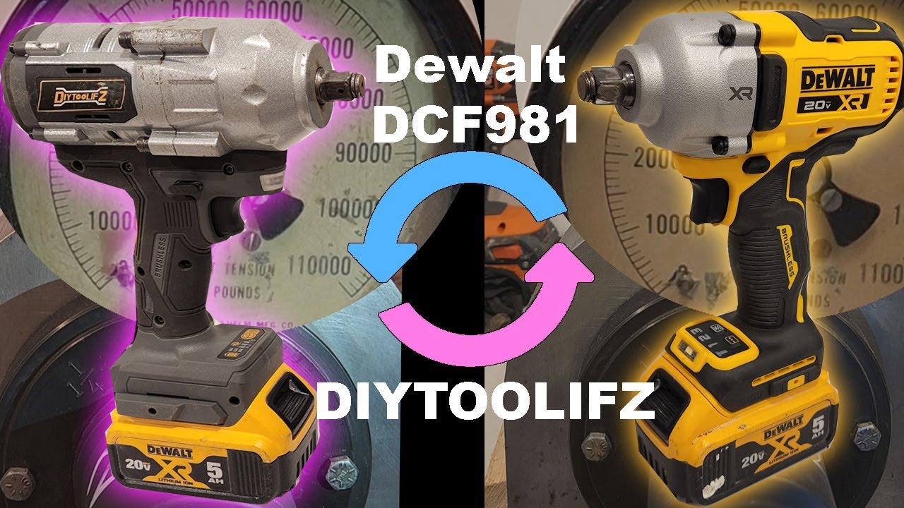 DEWALT DCF891 VS Amazon DIYtoolifz Impact Wrench TORQUE DYNO TEST - YouTube