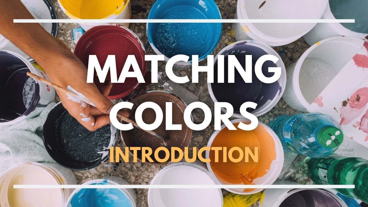 Matching Paint Colors - Introduction - Scenic Art - YouTube