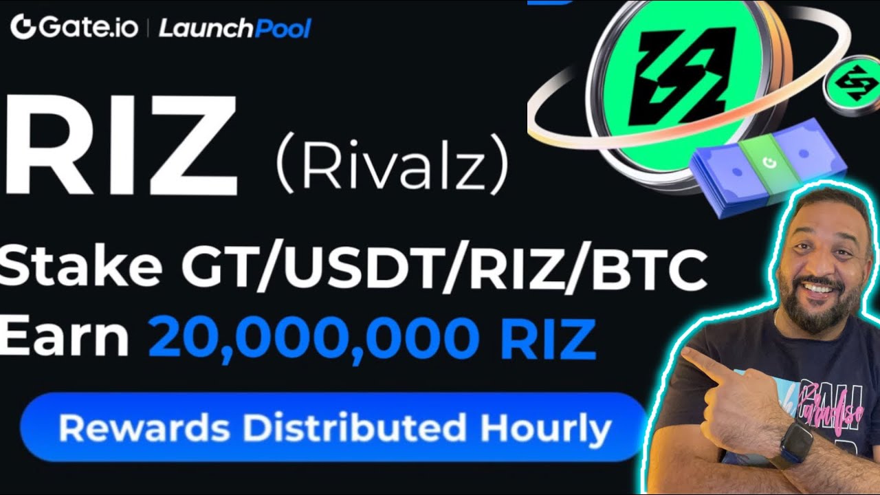 Gate.io Launchpool: Stake to Earn Rivalz (RIZ) | Earn Rewards with RIZ Staking - YouTube