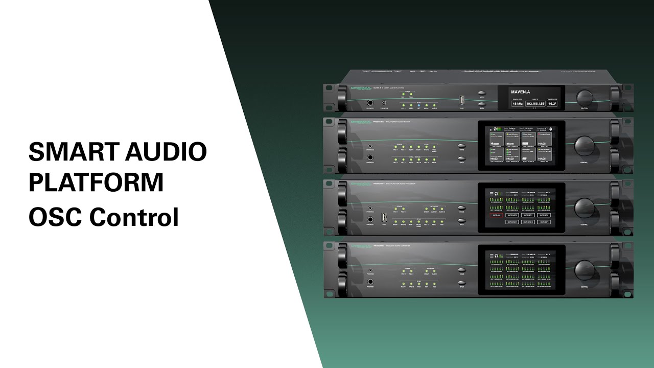 OSC Control | Smart Audio Platform - YouTube