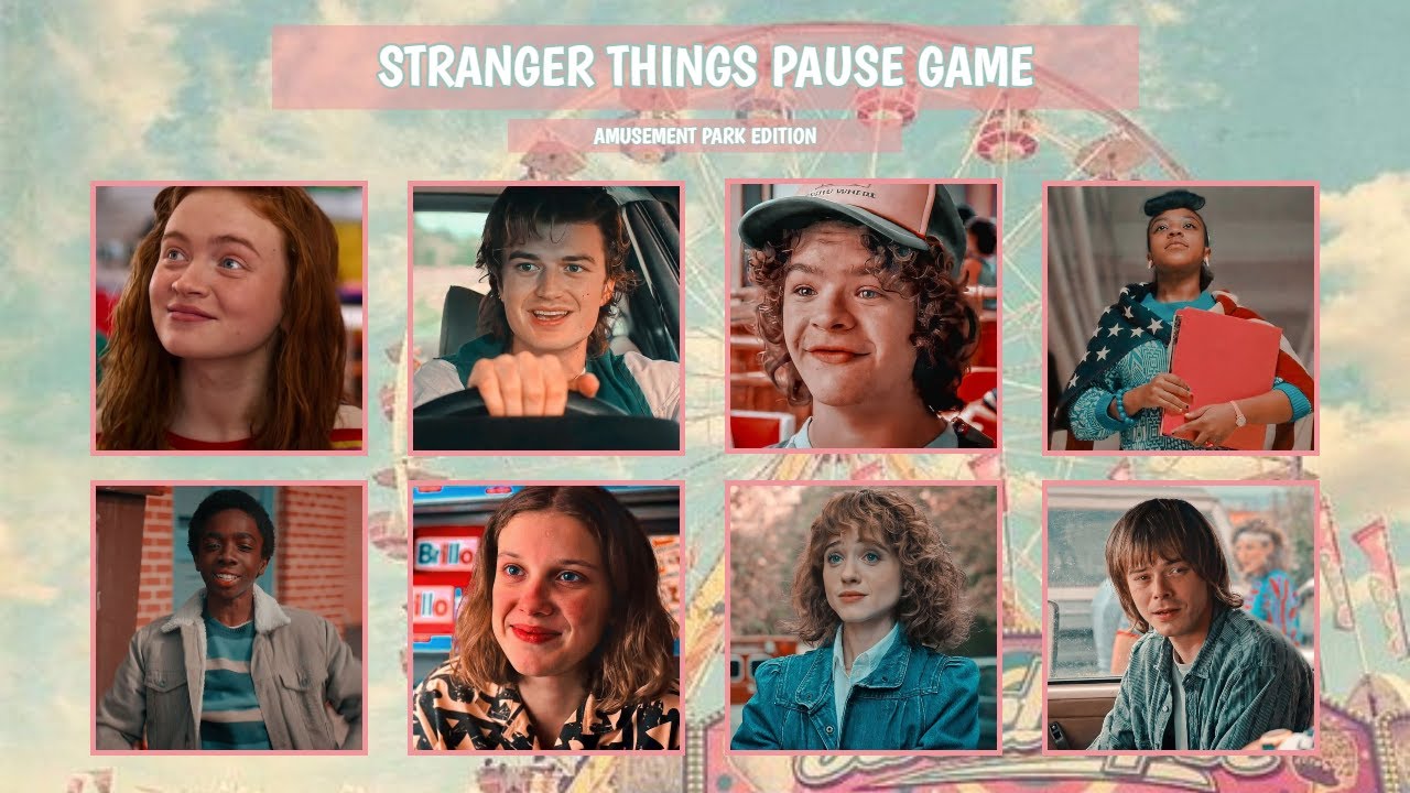 you're at an amusement park (stranger things) pause game - YouTube