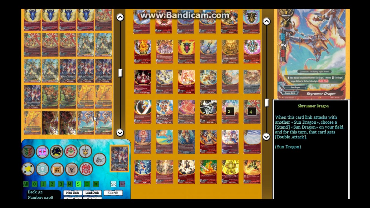 BuddyFight Area Deck Profile | Sun Victory (Sun Dragon) Version 1 - YouTube