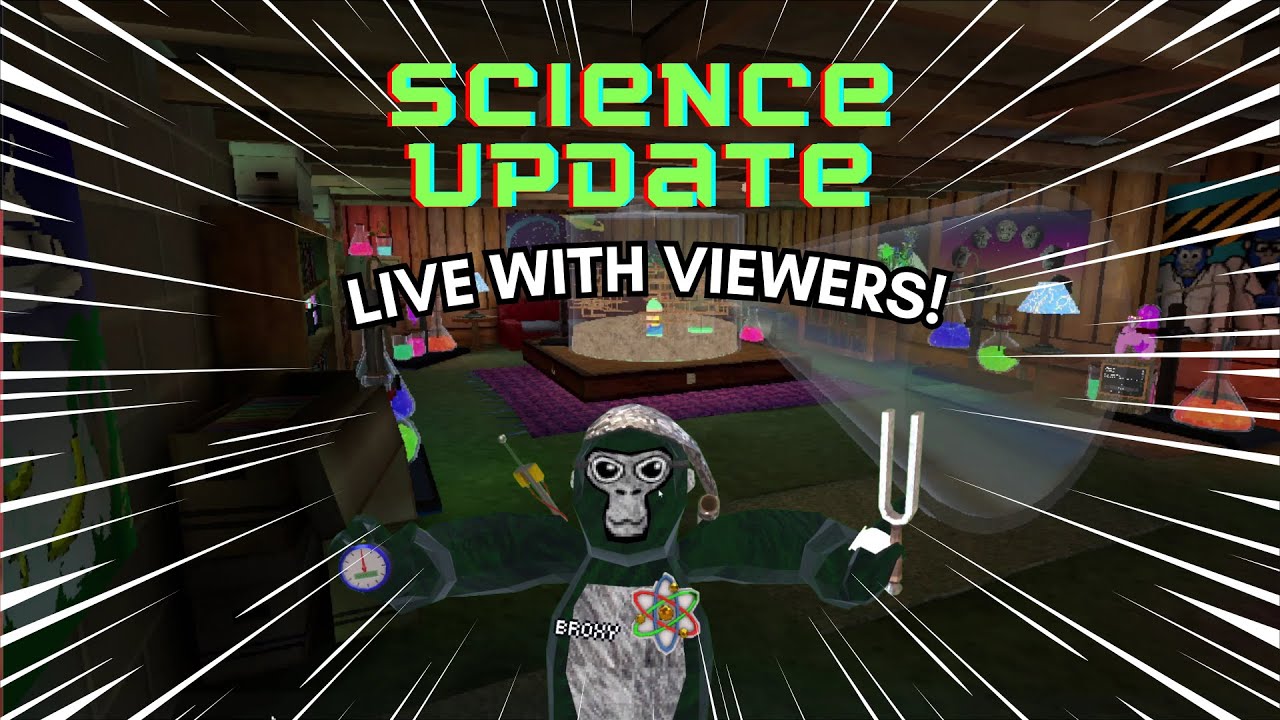 Gorilla Tag Live With Viewers!! Lab Update With Viewers! - YouTube