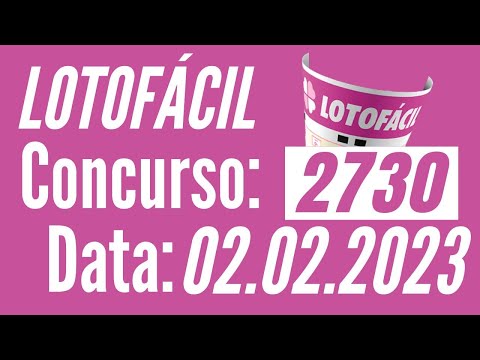 LOTOFÁCIL 2730