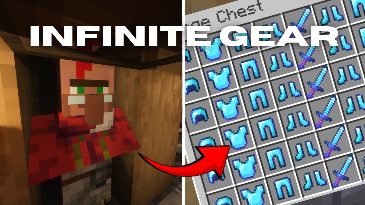 I Built a Base that makes Infinite OP Gear! - YouTube