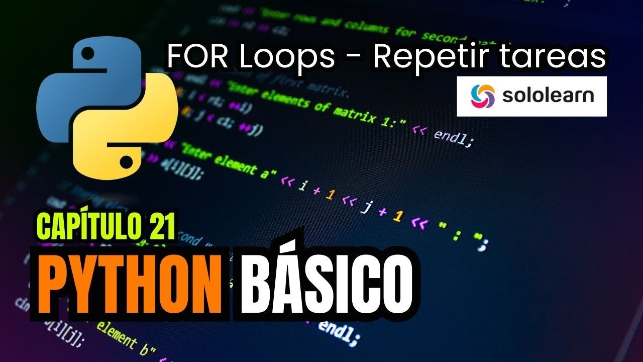 C21 - Bucles FOR en Python: Repite Tareas como un PRO 🔄🐍 - YouTube