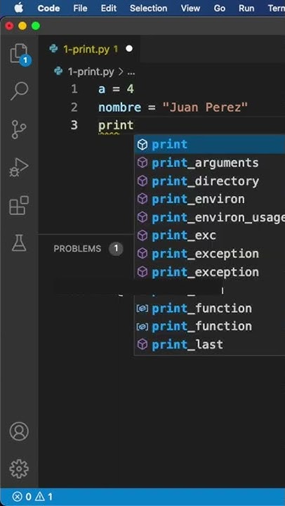 Uso de print en Python #programacion #python - YouTube