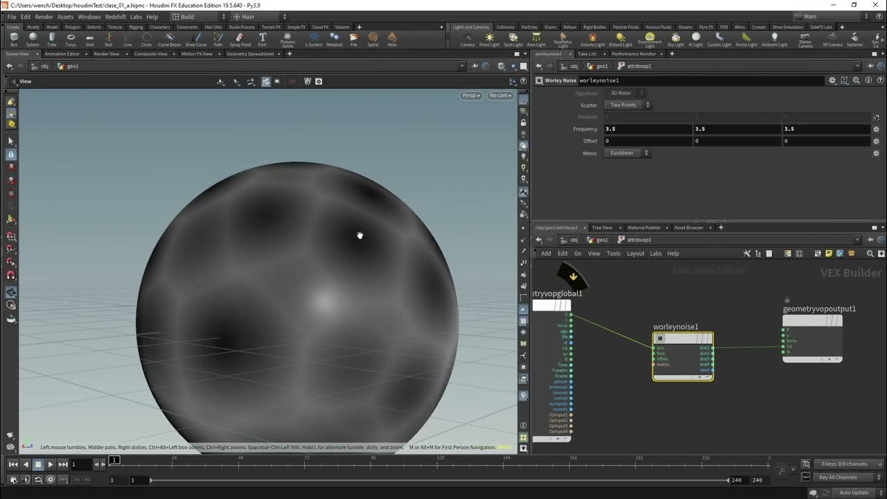 03-a-Introduccion a SideFX Houdini - Noises, Attribute VOP. - YouTube