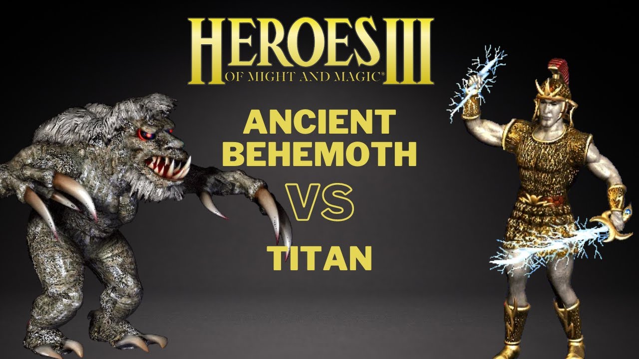 Heroes 3 - 100 Titans VS 100 Ancient Behemoths - YouTube