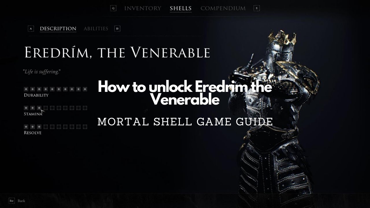 Mortal Shell Guide: How to find Eredrim the Venerable - YouTube