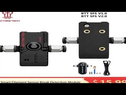 BIGTREETECH Smart Filament Sensor Break Detection Module BTT SFS V2.0 Monitor 3D Printer P - YouTube