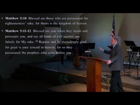 "Those Persecuted for Christ are Truly Blessed", Pastor Tim Case, 10/30 ...