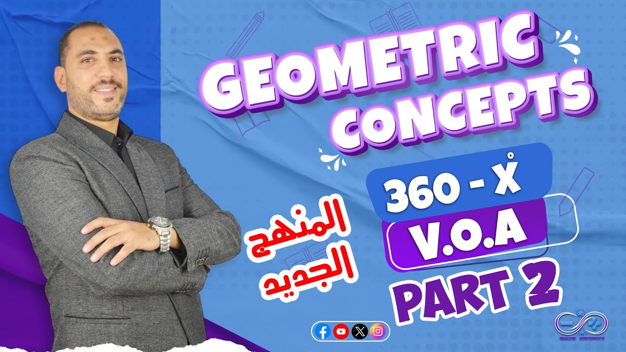 V. O. A. , Accumulative angles , First term , Prep.1 ،( المنهج الجديد ...