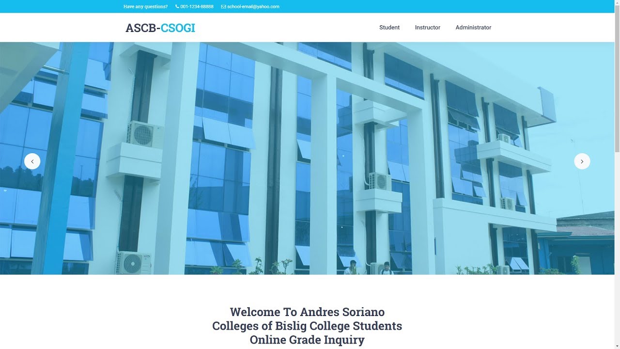 Online Grade Inquiry Demo Video - YouTube