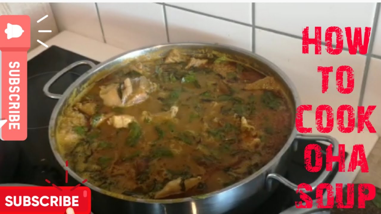 How to cook oha soup// oha soup recipe - YouTube