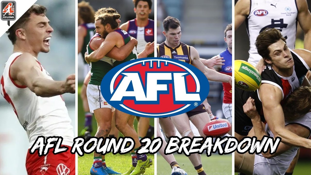 AFL Breakdown Round 20: It's The Finals Countdown - YouTube