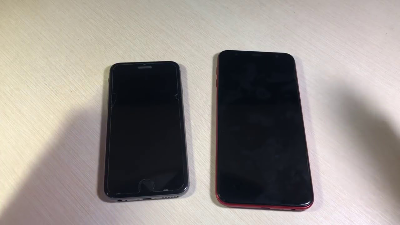 Сравнение телефонов Samsung Galaxy J6+vs iPhone6S - YouTube