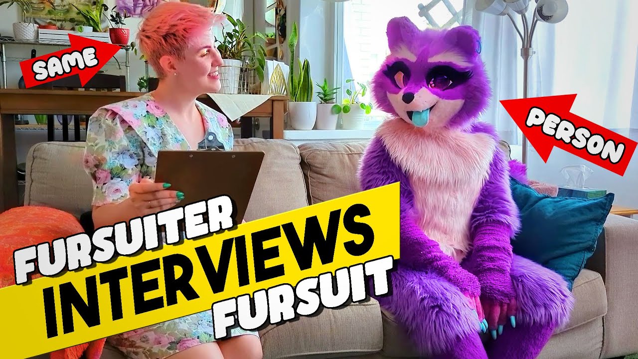 fursuiter INTERVIEWS fursuit | splitscreen interview #furry #fursuiter ...
