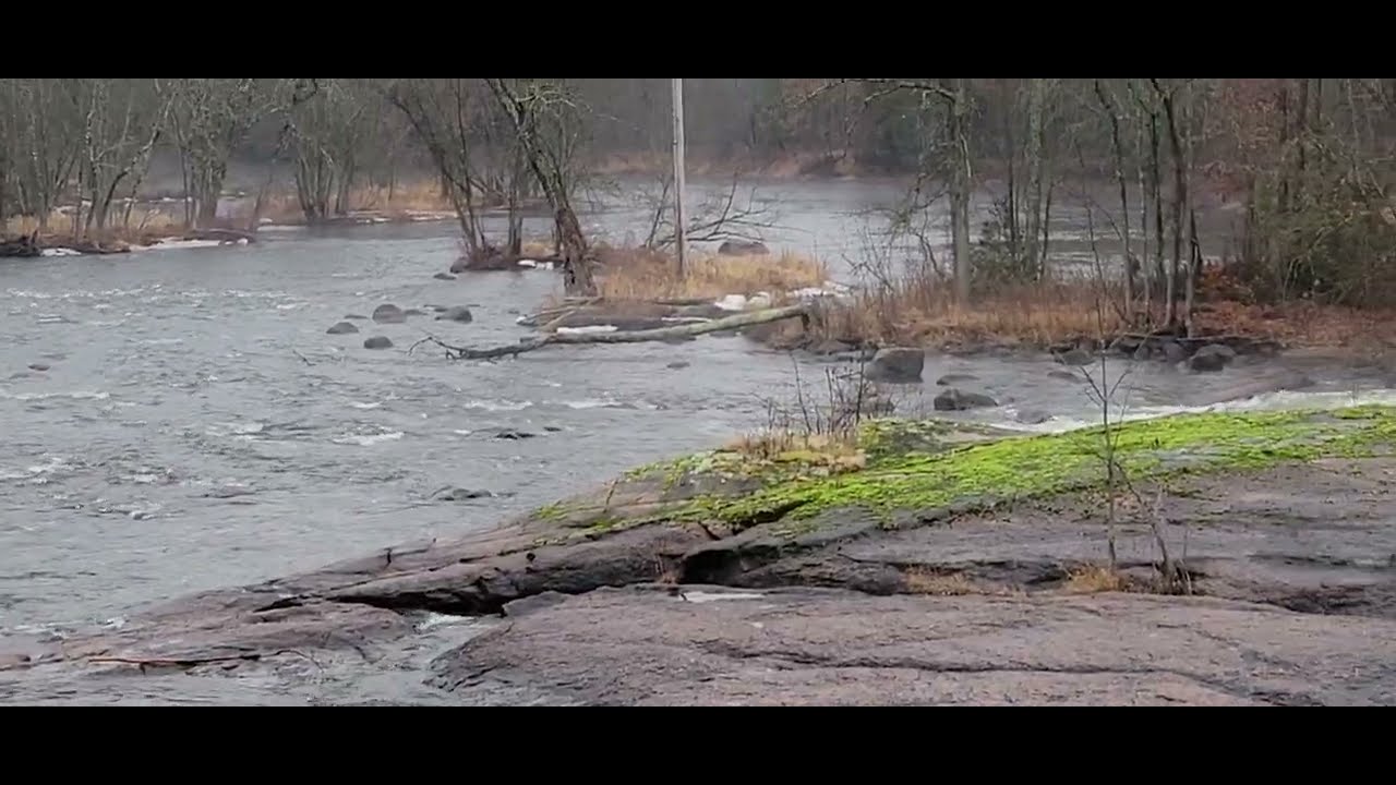 Keshena Falls Keshena, WI 12-24-23 - YouTube