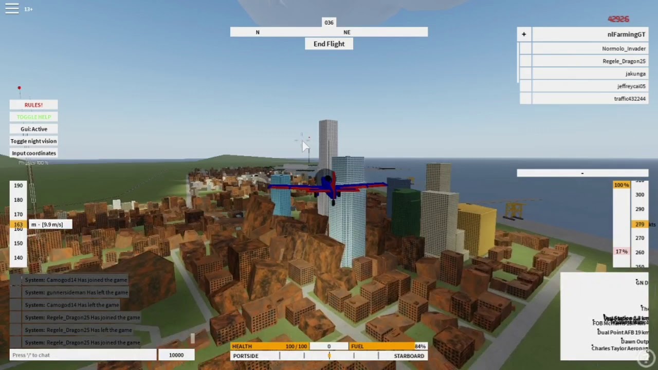Roblox flight sim | alpha neo X warfare | stunting above VAU city - YouTube