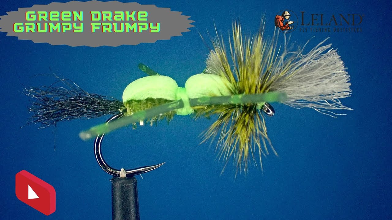 🌿 Tie and Triumph with the Green Drake Grumpy Frumpy 🎣 - YouTube