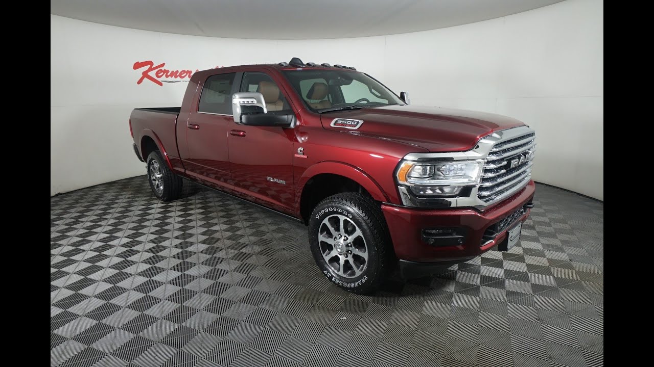 New Delmonico Red Pearlcoat 2024 Ram 3500 Laramie Longhorn 12in Truck ...