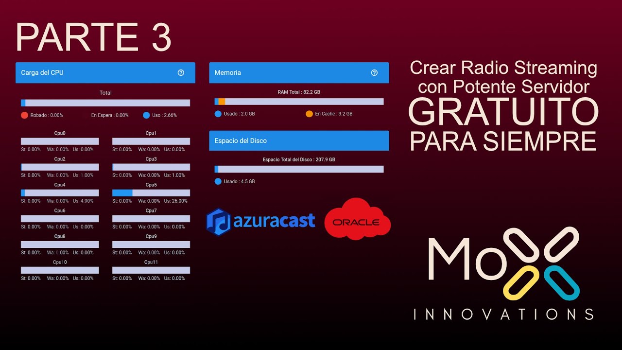 Crear Radio Streaming con Potente Servidor GRATUITO PARA SIEMPRE ...