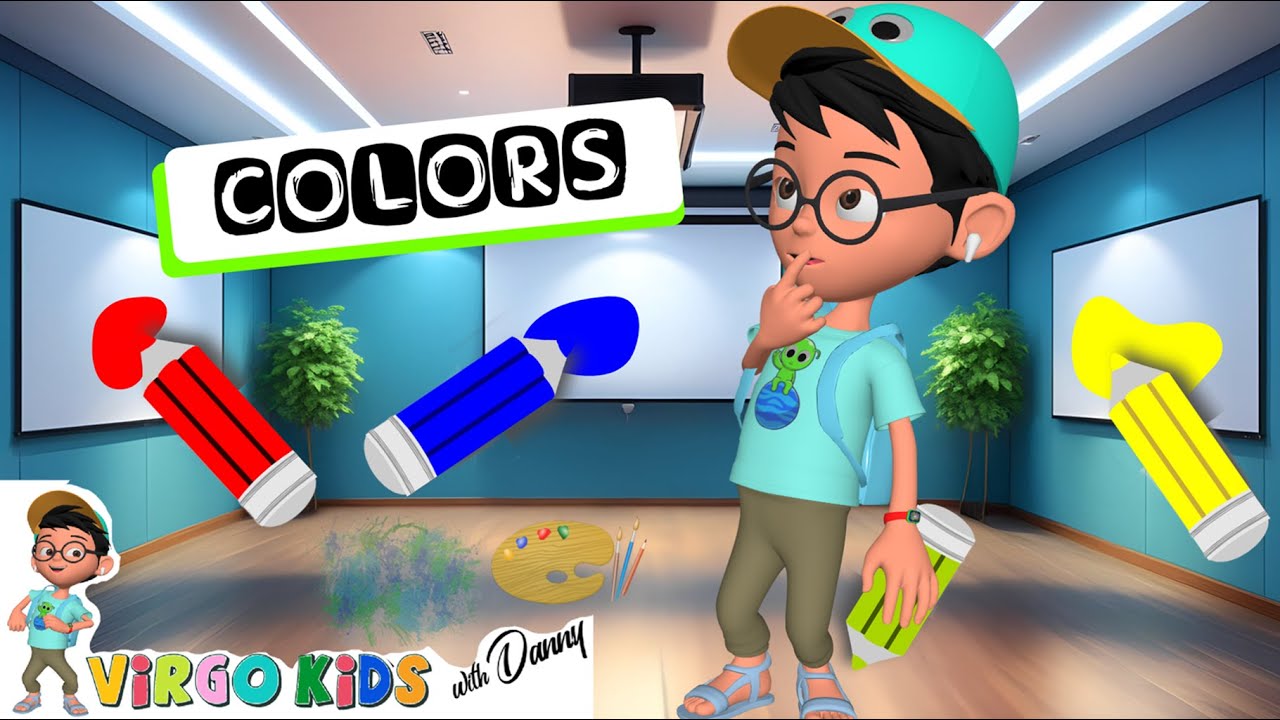 Learn Colors Name| Colors With Objects | White, Red Purple, Green and ...