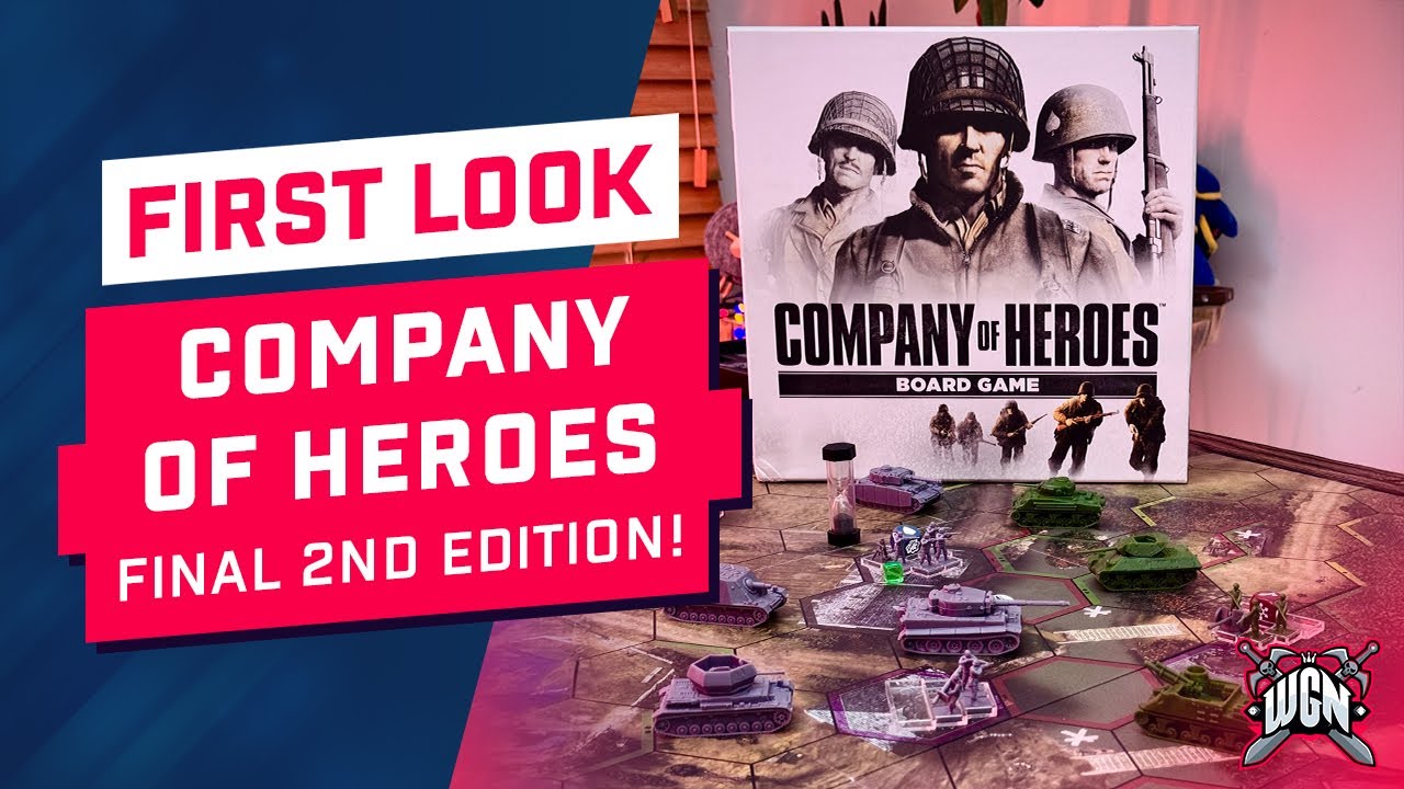 It's here! 2nd Edition of Company of Heroes the board game - a first look - YouTube