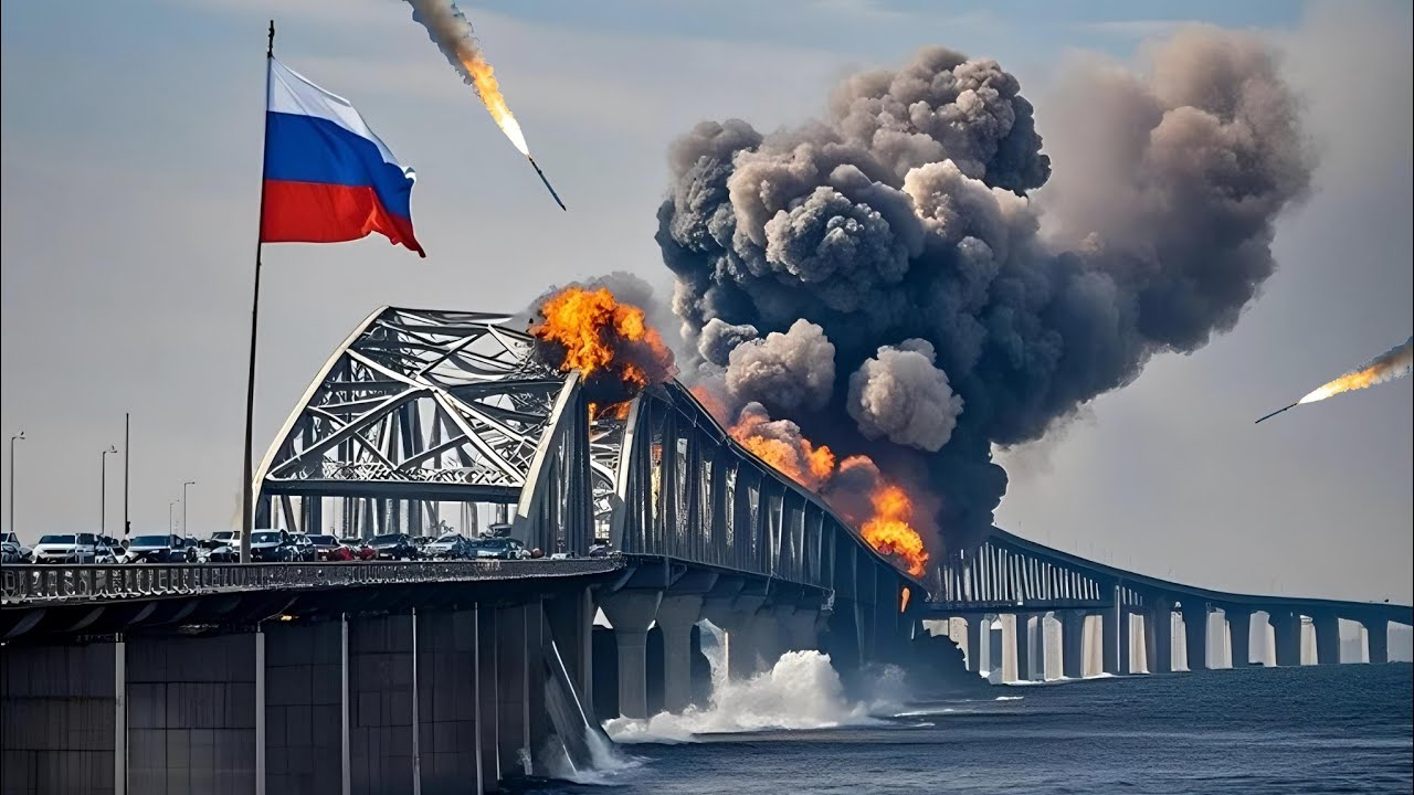 Today, November 20th! The Crimean Bridge collapsed after Ukraine ...