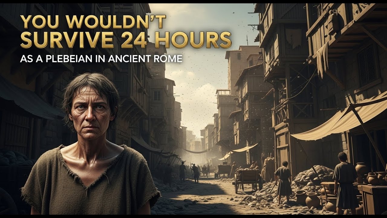 "You Wouldn't Survive 24 Hours" with "as a Plebeian in Ancient Rome ...