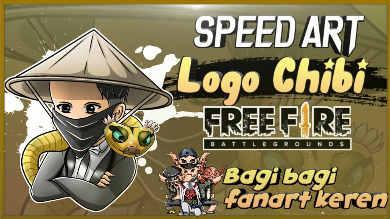 [SPEED ART] Membuat Logo chibi free fire bundle sendiri + bagi² fanart ...
