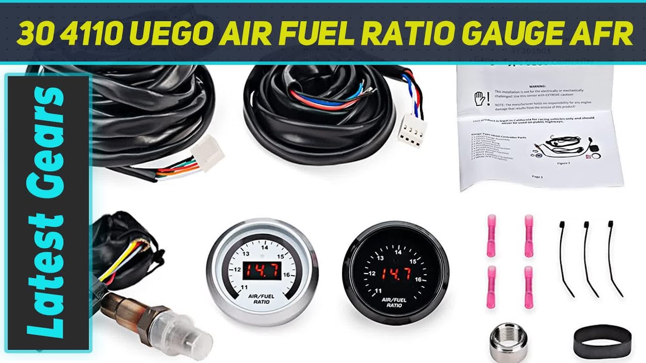 30 4110 UEGO Air/Fuel Ratio Gauge AFR - Review 2023 - YouTube