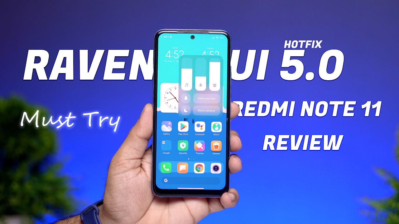 Redmi Note 11 MIUI 13 Raven Ui 5.0 Edition with Monet Support and all ...