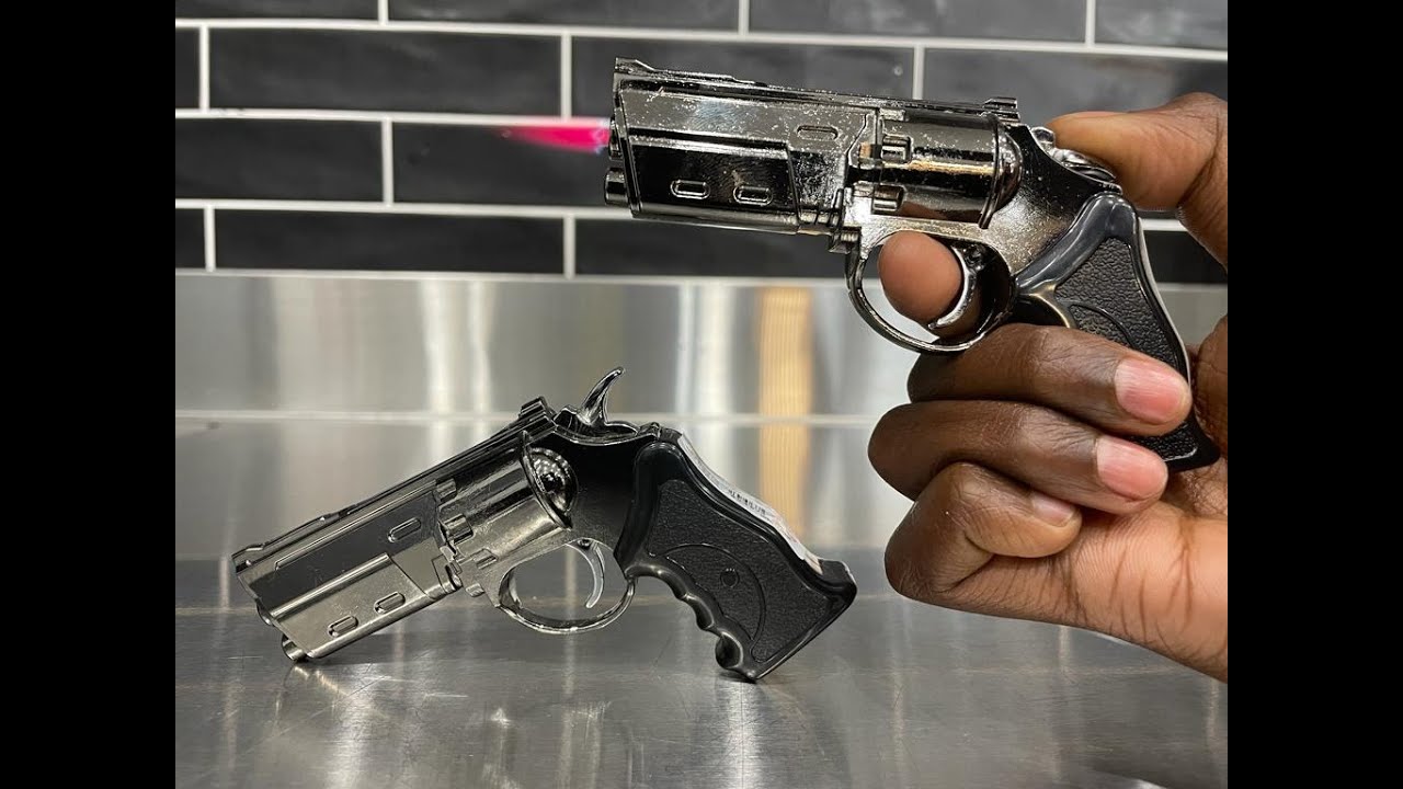 Latest real laser gun lighter ( part 7 ) - YouTube