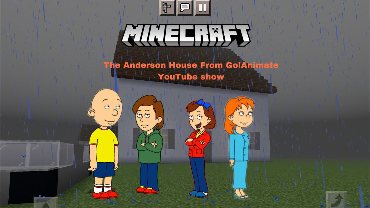 I made The Anderson Family Home in Minecraft - YouTube