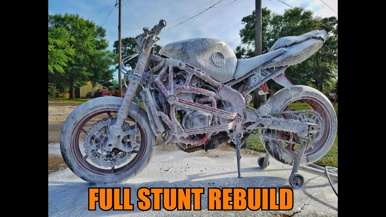 Kawasaki 636 Full Stunt Build | Episode 1 | The First Day - YouTube