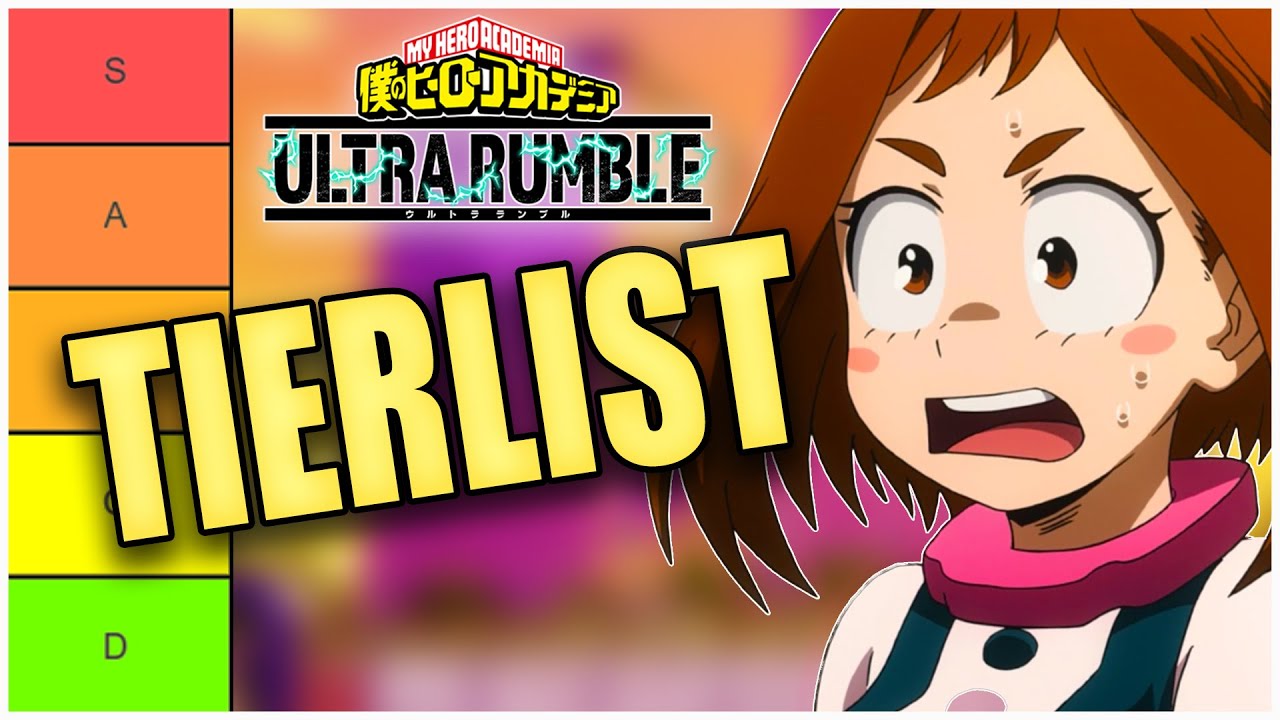 Ace Rank Post Patch Character Tierlist! | My Hero Ultra Rumble - YouTube