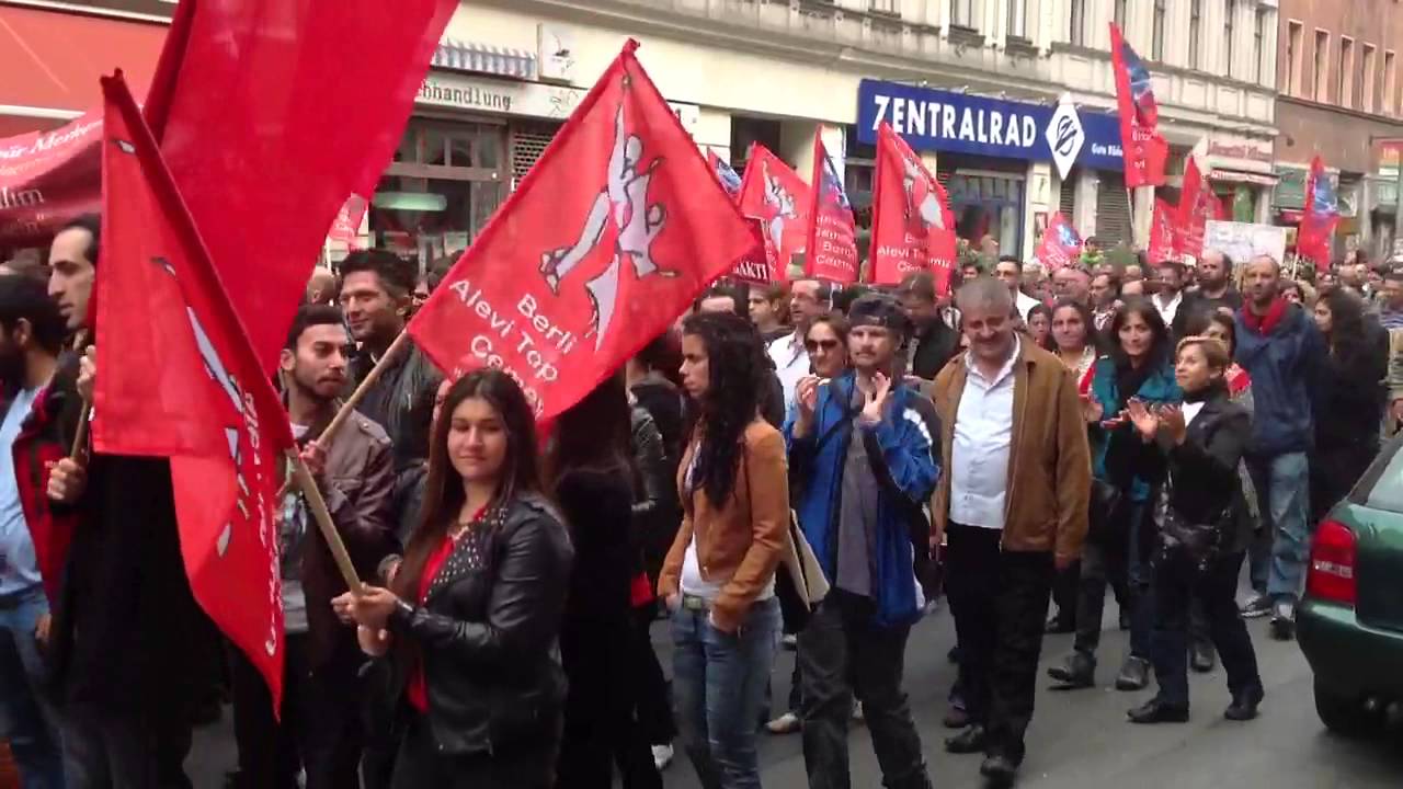 Alevi Community Berlin Protests - YouTube